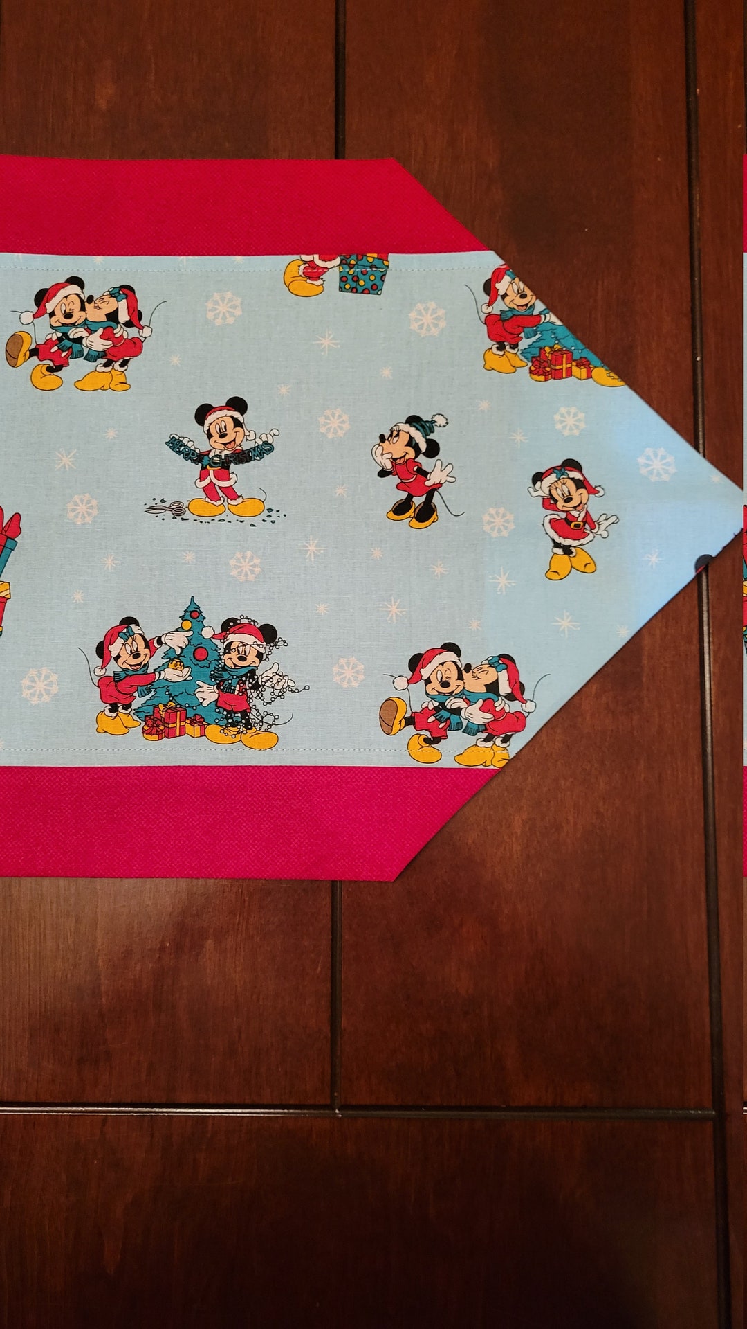 Merry Christmas Mr. Mouse table runner - Etsy.de