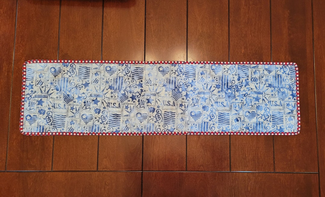 True Blue American Table Runner - Etsy
