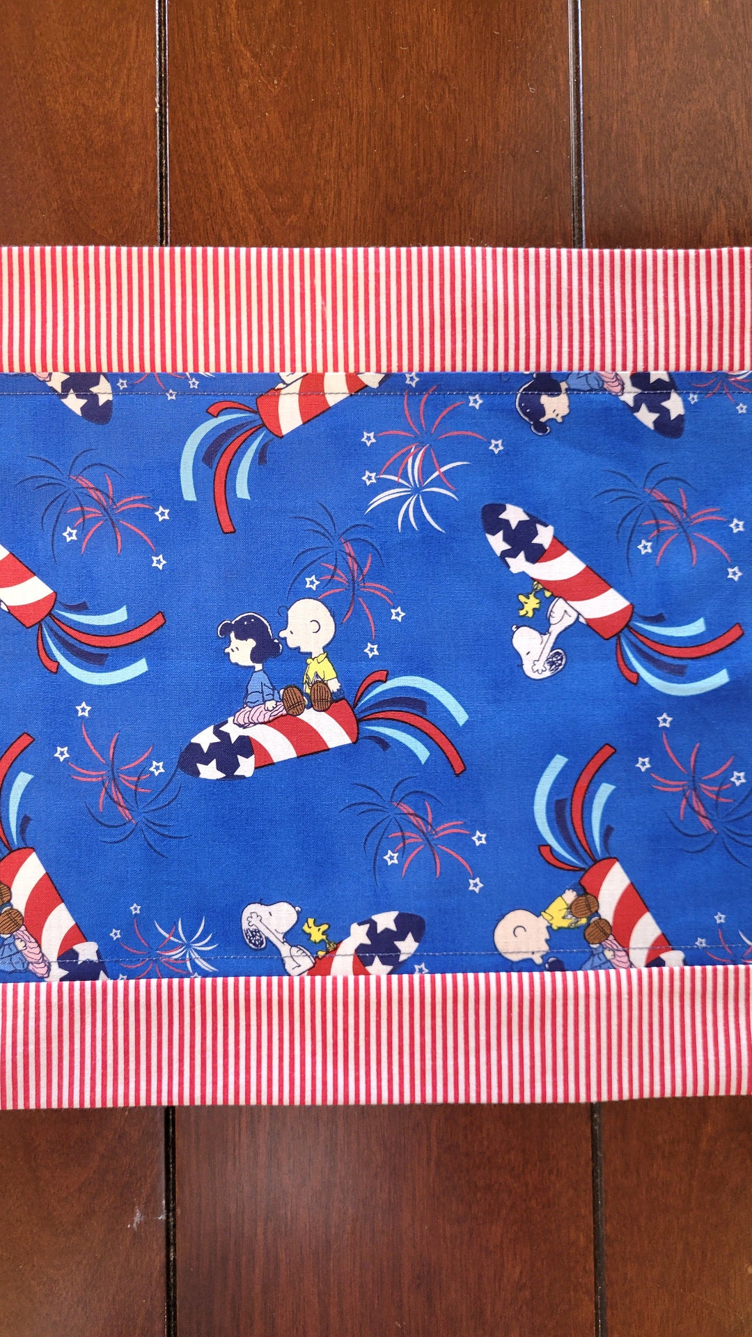 Red, White & Blue Peanuts Gang Table Runner - Etsy