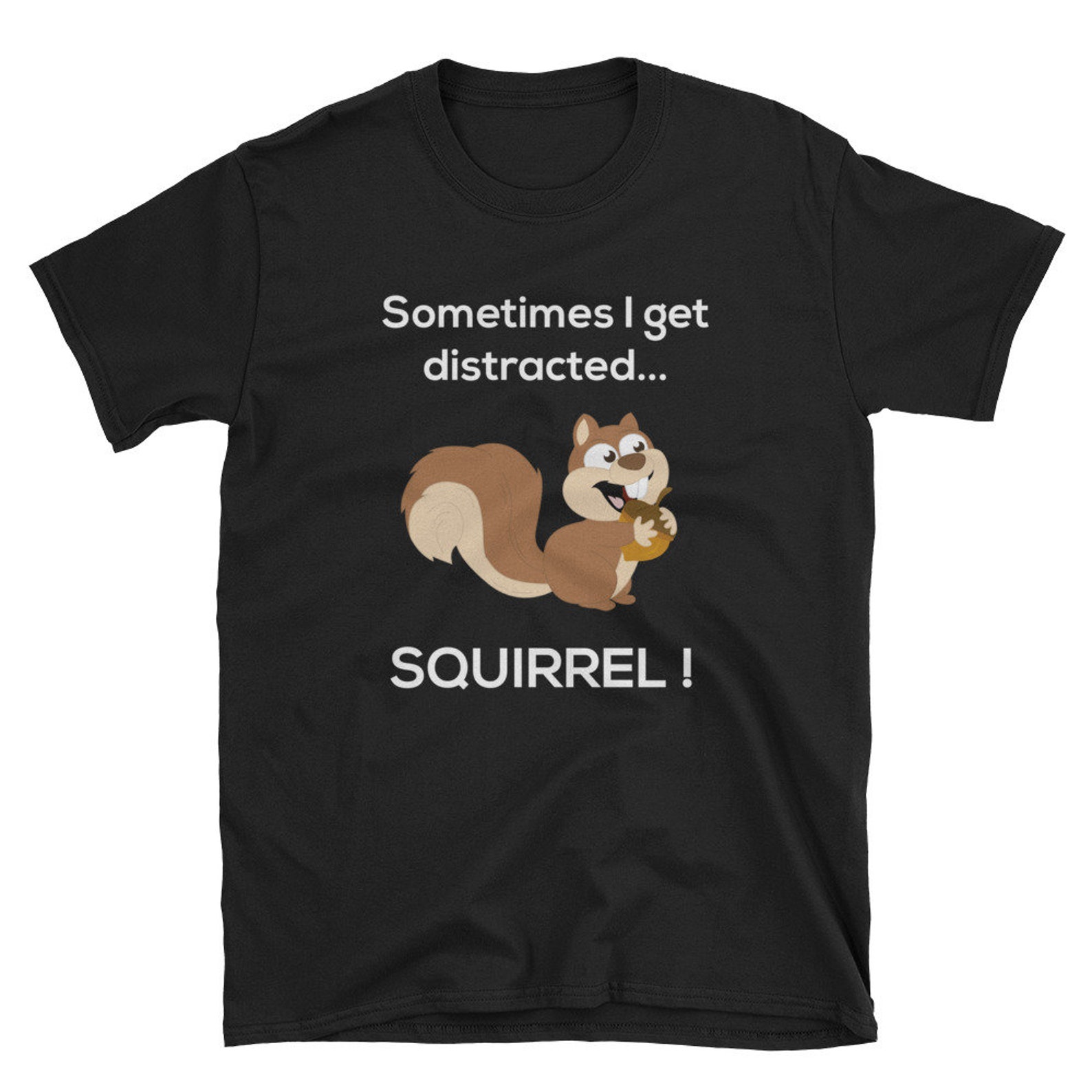 Funny Distracted Squirrel T-shirt Animal Zoo Farm Meme Gift - Etsy