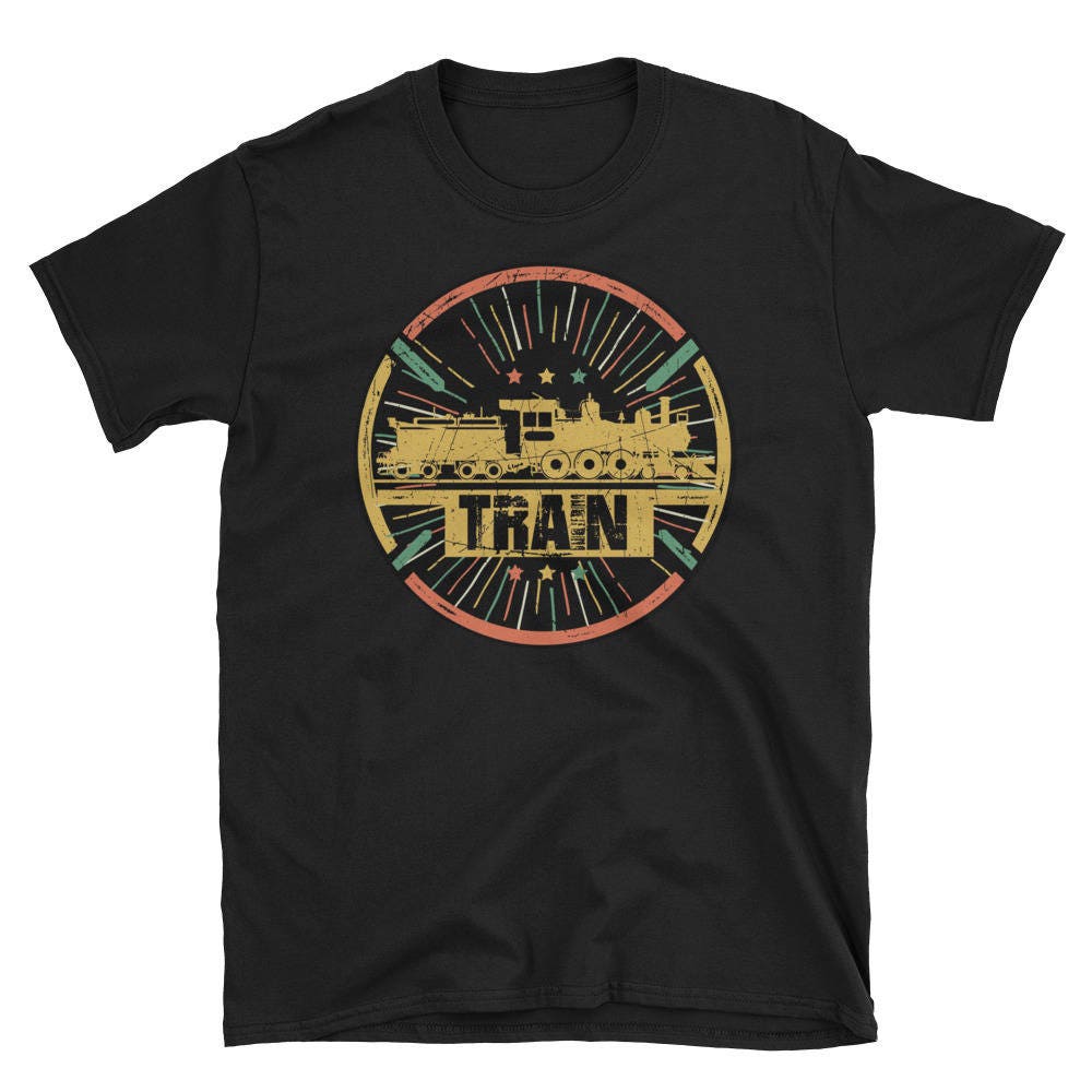 Train T Shirt Vintage Train Tee for Train Lovers Gift Tee - Etsy