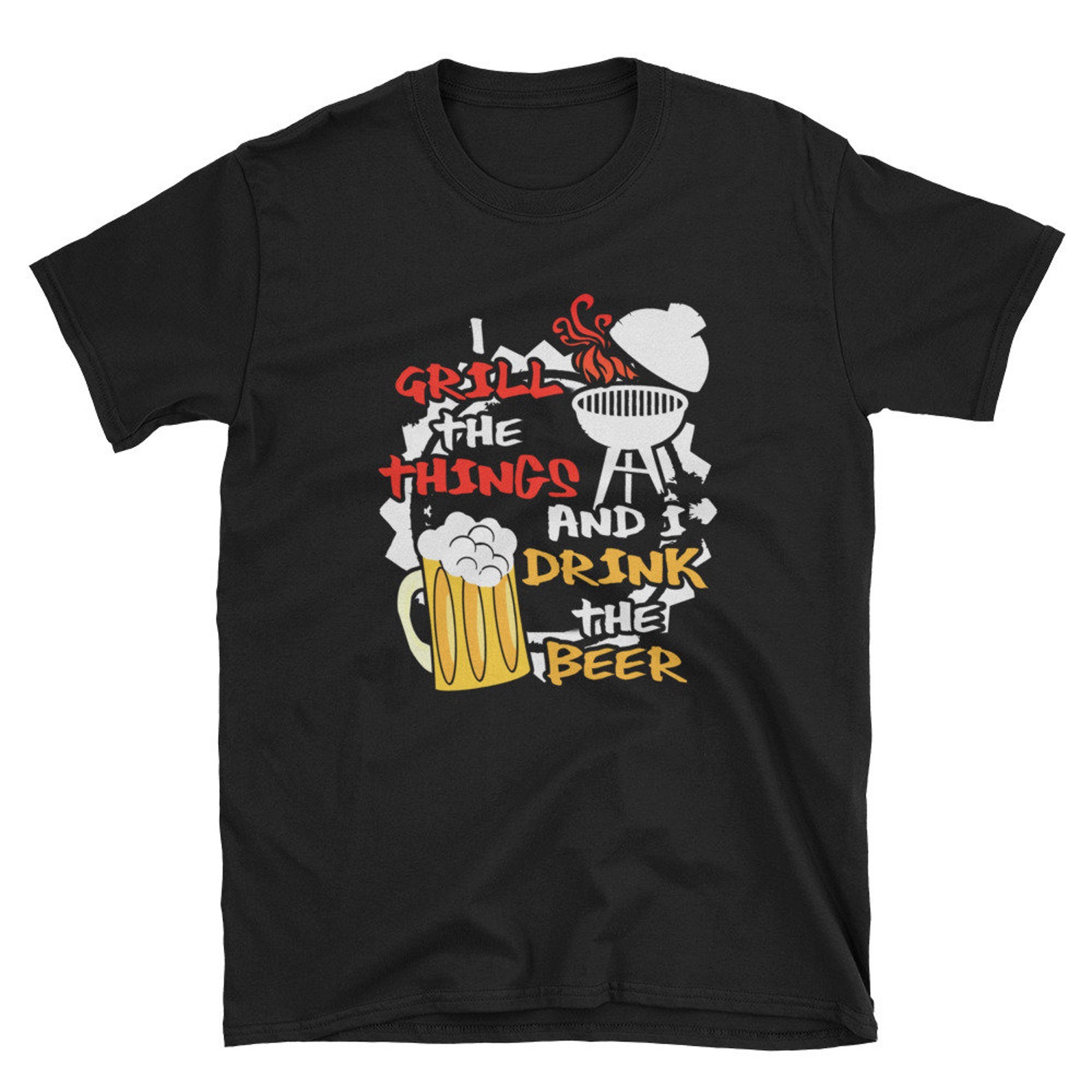 Beer Grilling Shirts for BBQ Master Funny Men's Grill Tee - Etsy