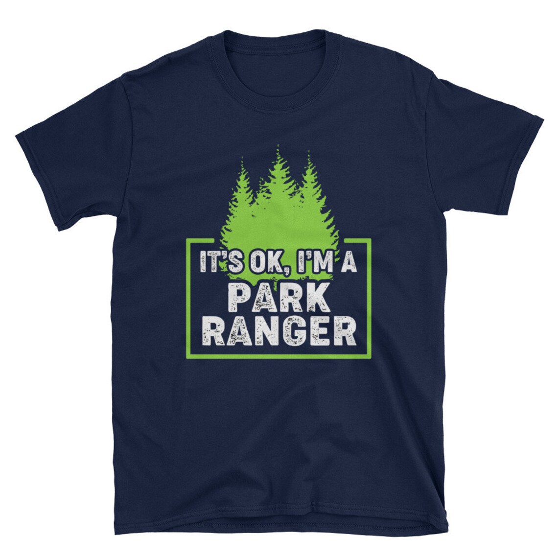 Mens It's Ok, I'm A Park Ranger Funny Nature Outdoor Gift T-shirt - Etsy