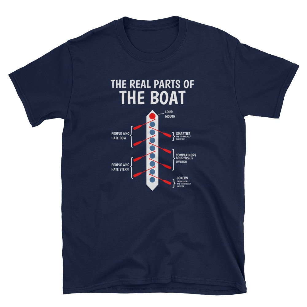 The Real Parts of the Boat - Funny Rowing T-shirt - Etsy