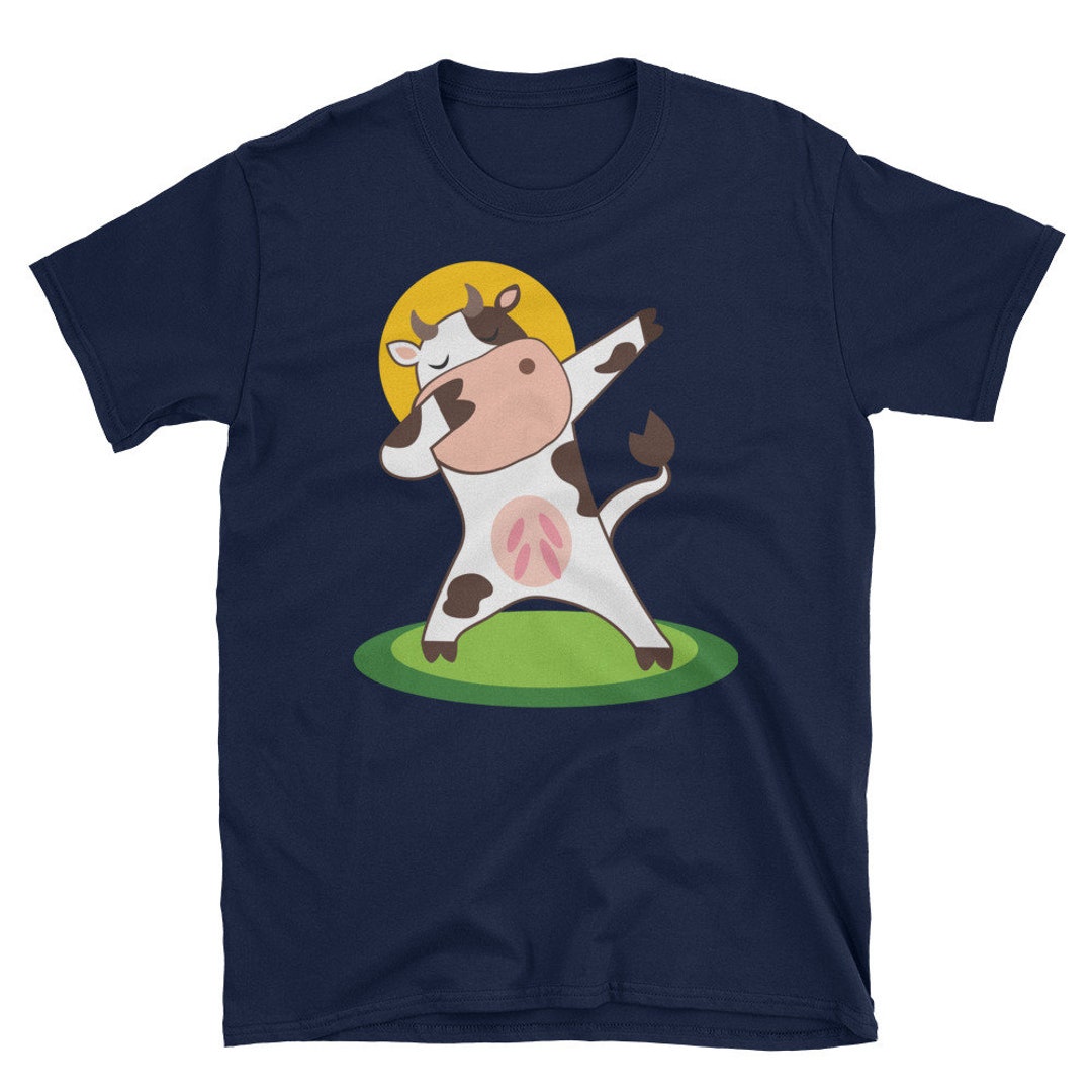 Dabbing Cow Funny Dab Dance Cattle Animal Lover Moo T-shirt - Etsy
