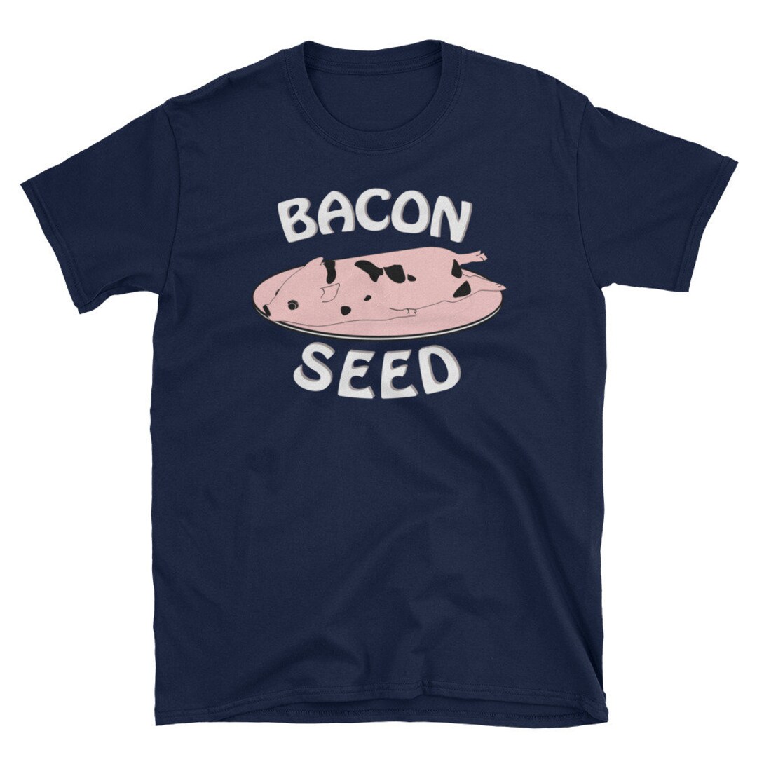 Bacon Seed Piggie T-shirt - Cute Baby Pig Pork Meat Joke - Etsy
