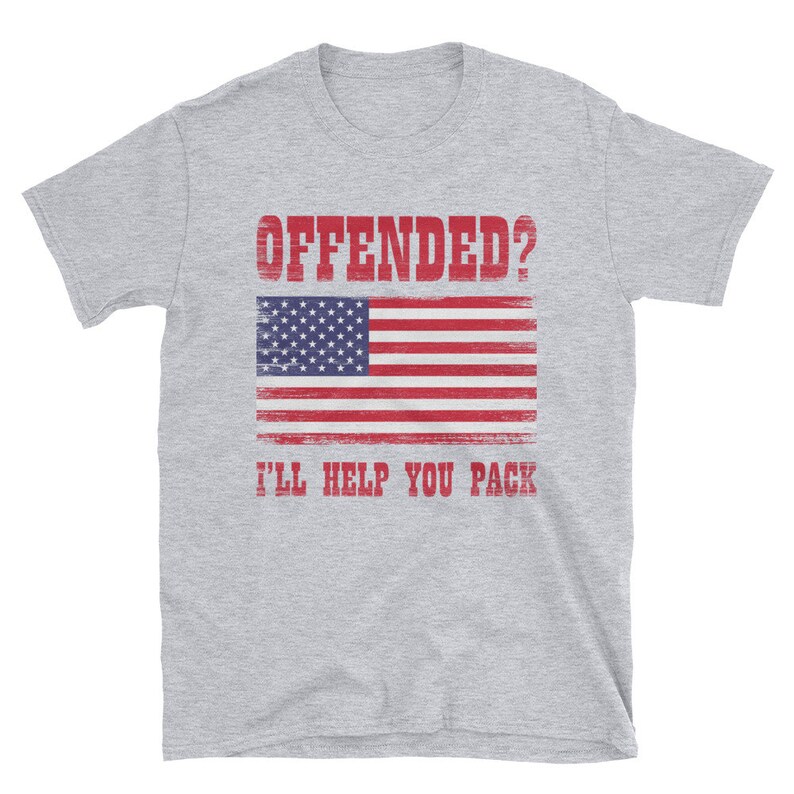 Funny Offended I'll Help You Pack Conservative T-shirt - Etsy