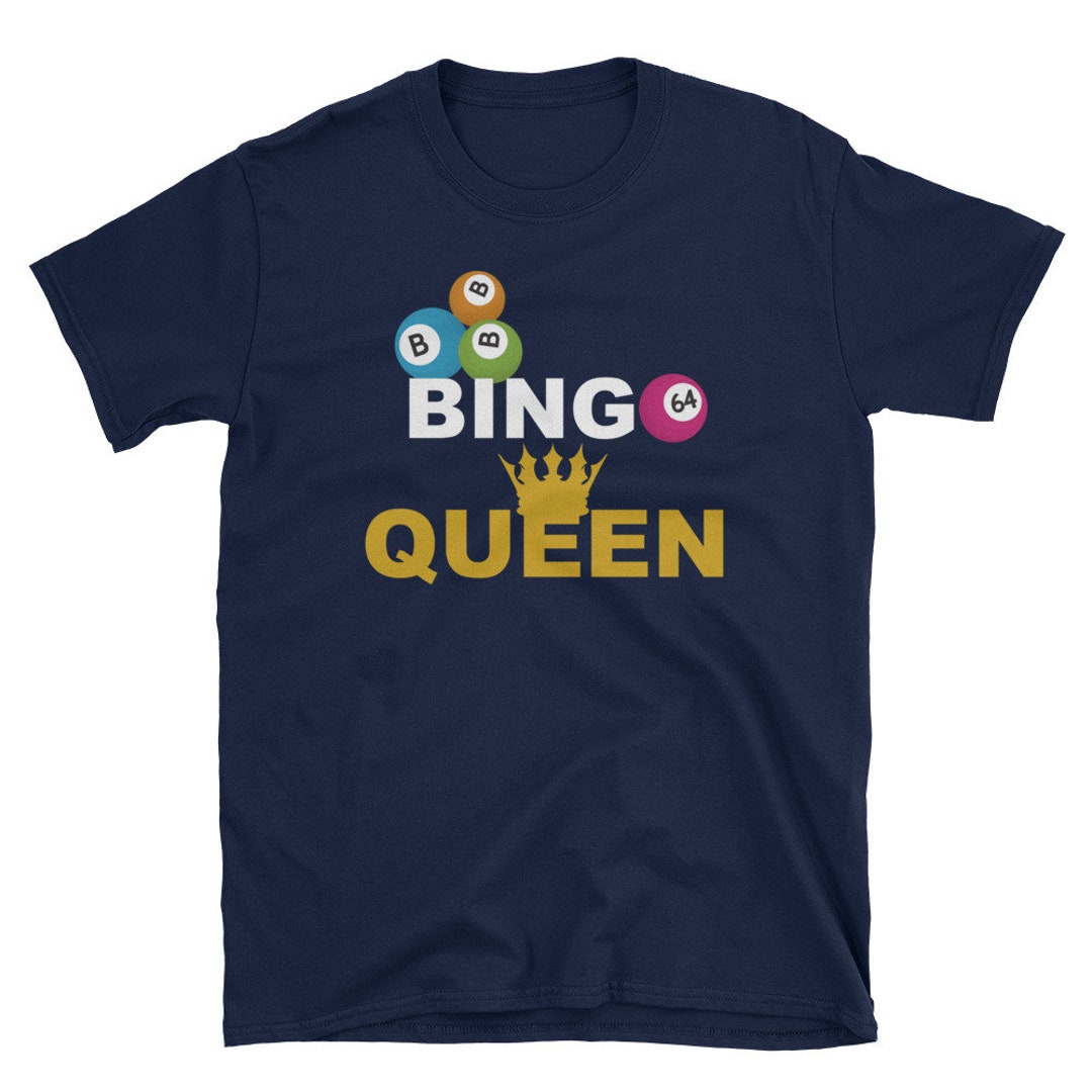 Bingo Shirt Bingo Queen - Bingo Player Gift Tee - Etsy