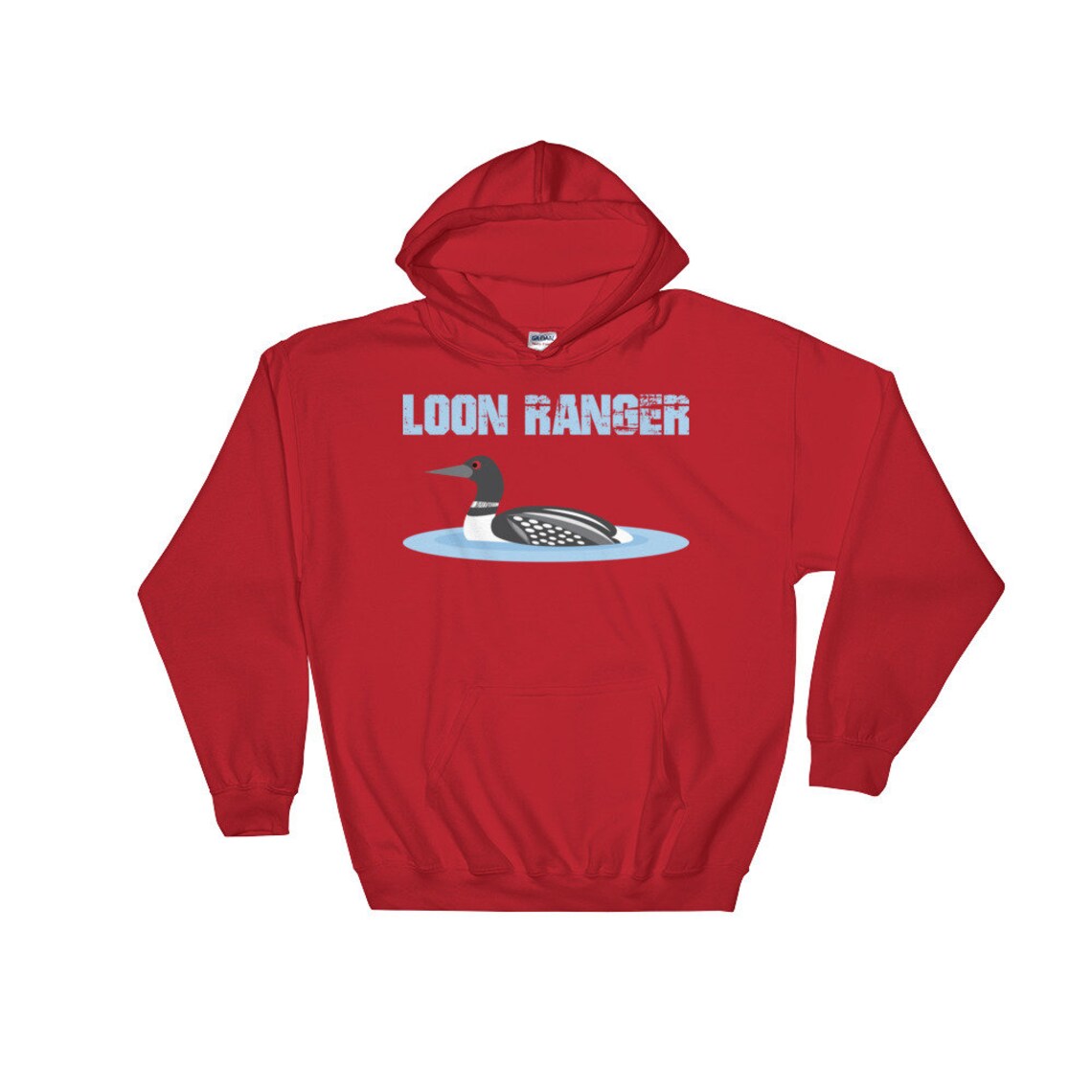 Funny Loon Ranger Cartoon Common Loon Bird Hoodie - Etsy