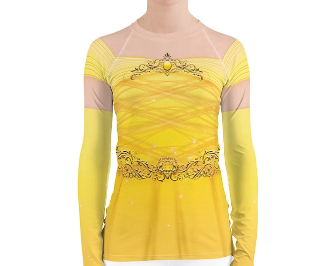 Belle Running Costume, Beauty and the Beast Costume, Fairy Tale Shirt ...