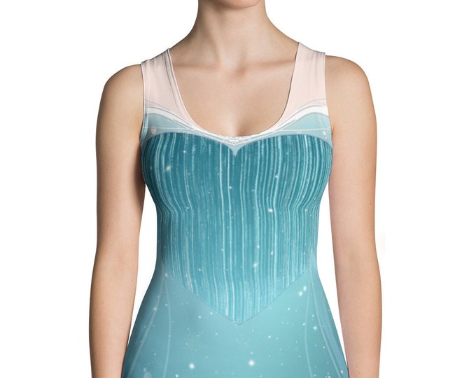 Elsa Inspired Running Costume Tank Top - Etsy
