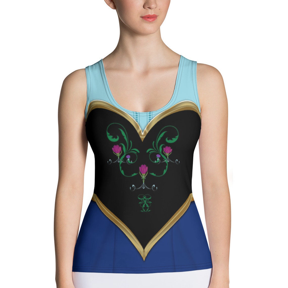 Anna Inspired Running Costume Tank Top | Etsy