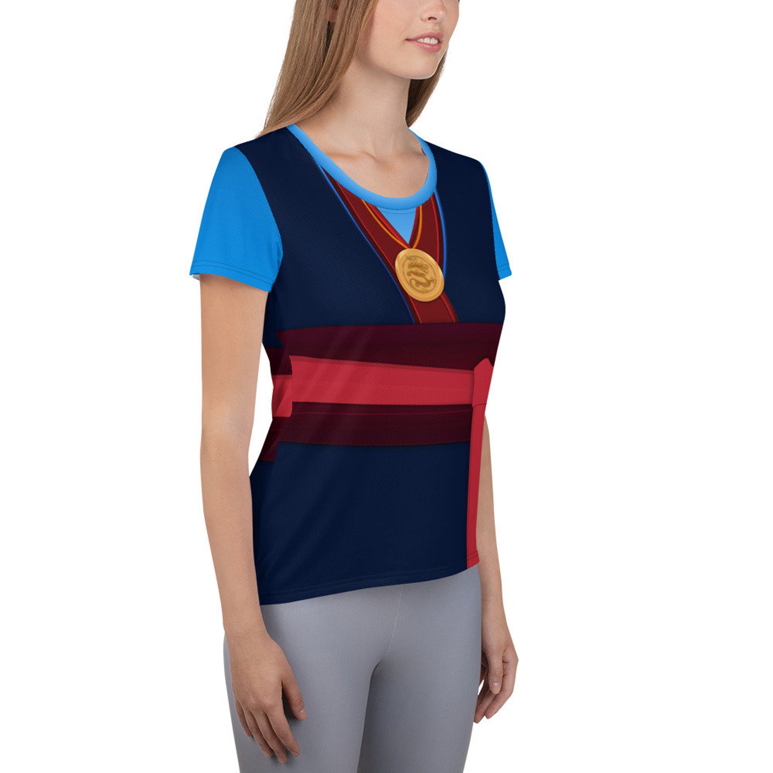 Mulan Inspired Running Costume Top for Princess Run Half Marathon ...