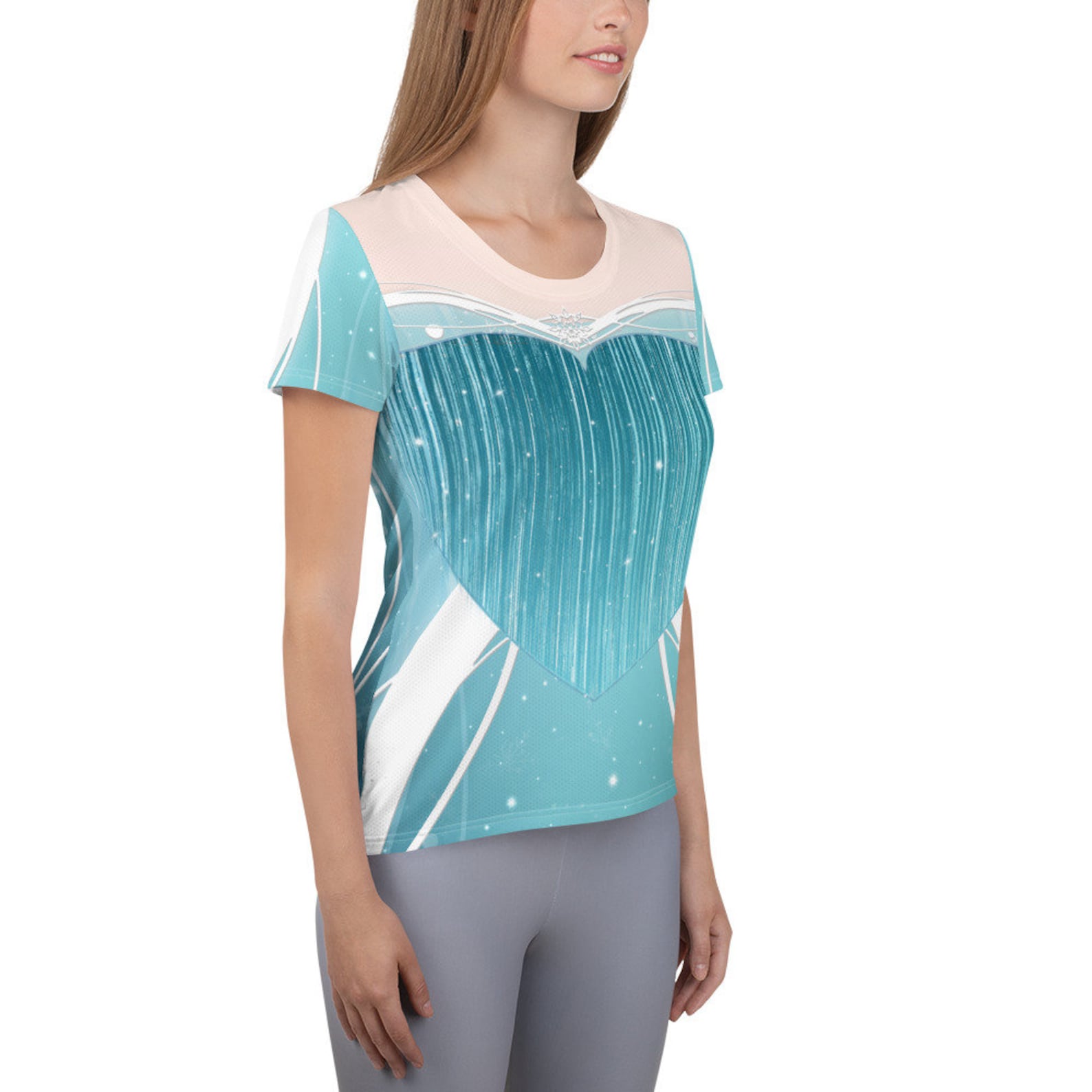 Elsa Inspired Running Costume Top for Princess Run Half - Etsy