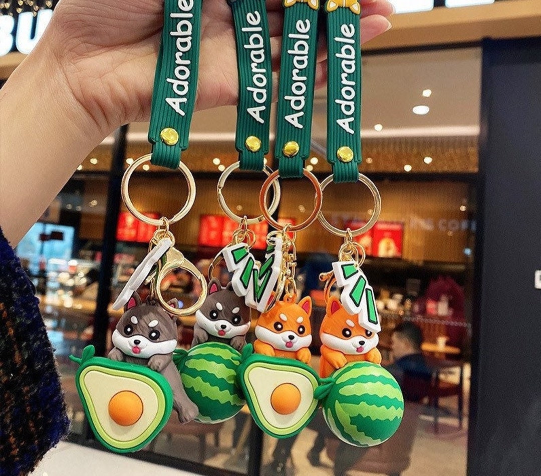 Shiba Inu Keychains, Cut Doggy Keychains, Kawaii Doggy Keychains - Etsy