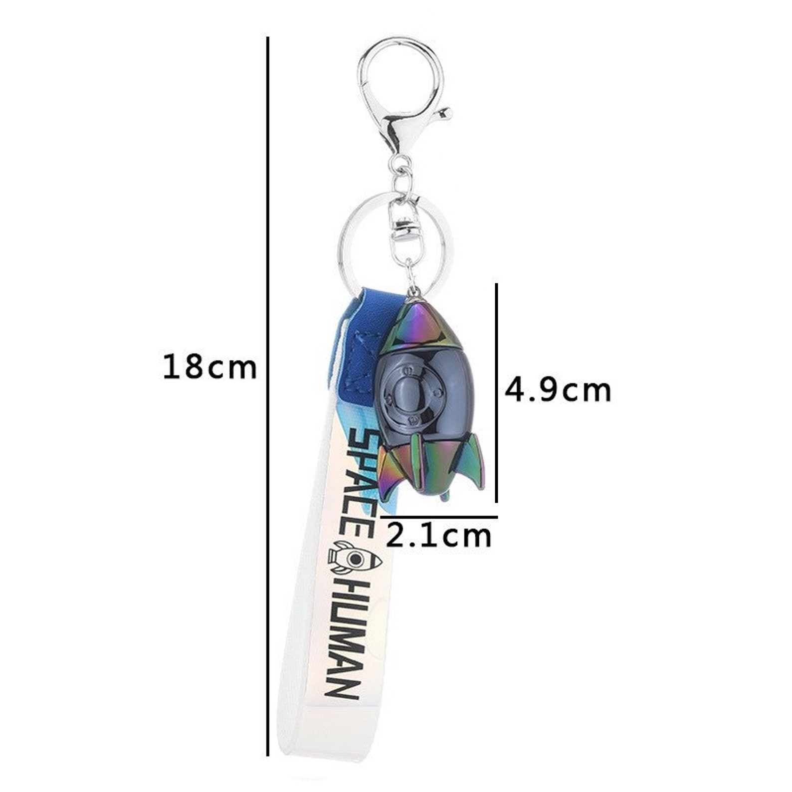 3D Rocket Keychain Spaceship Keychain Adorable Acrylic | Etsy