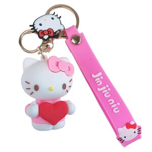 Hello Kitty Keychain - Etsy