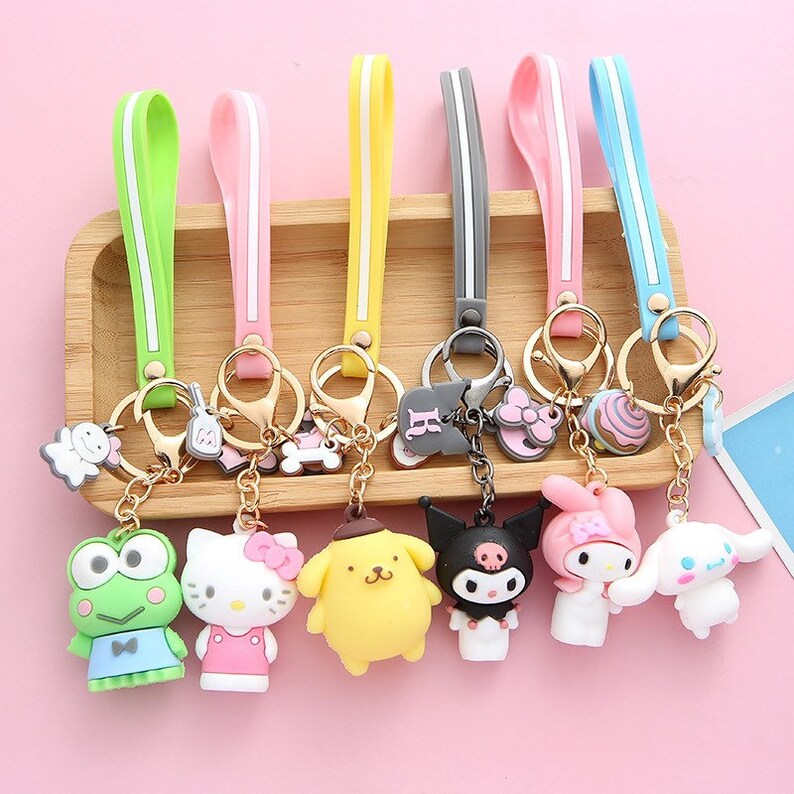 Cute Japanese Keychain - Etsy