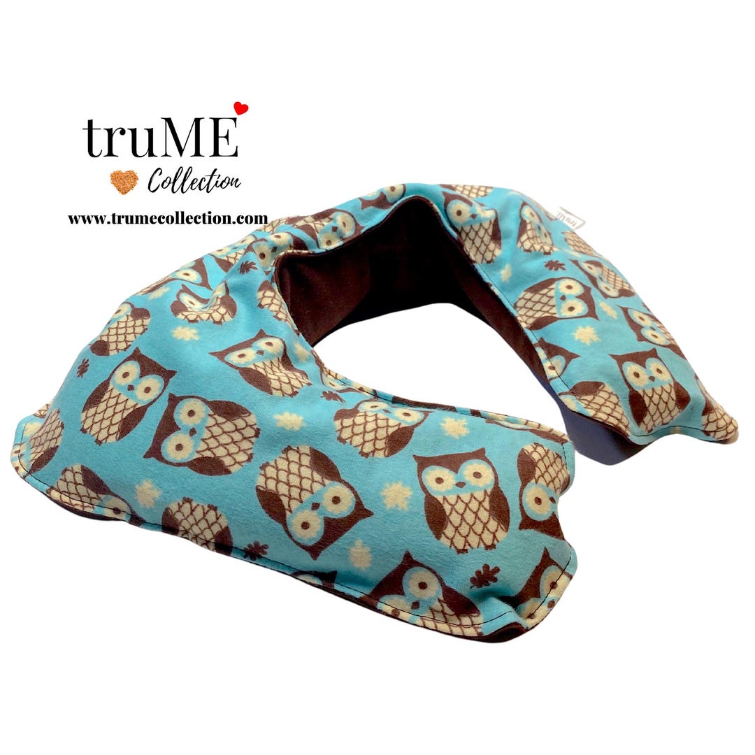 Microwave Heated Neck Pillow Shoulder Wrap: Flaxseed Heat Cold Pack - Etsy