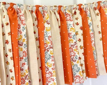 Fall Mantel Garland, Thanksgiving Decor, Autumn Banner, Fall Farmhouse ...