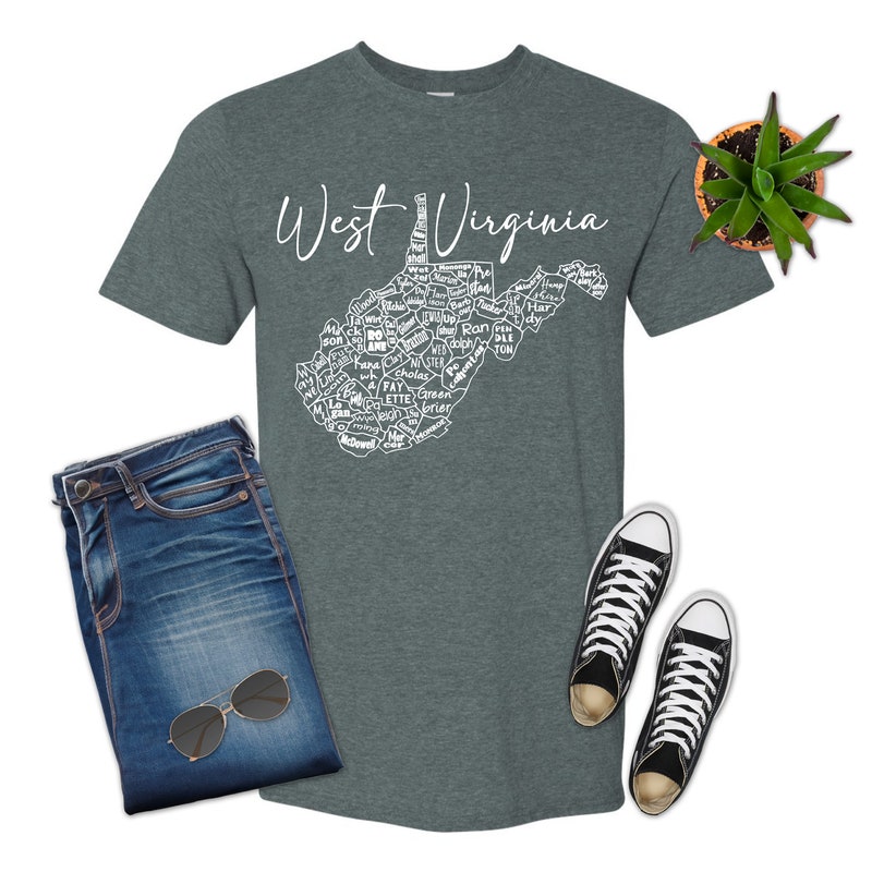 West Virginia Tshirt - Etsy