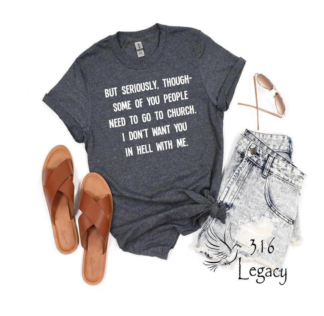 Sarcastic Church Humor T-shirt: Funny Graphic Unisex Tee - Etsy