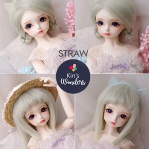 Wig for Pukifee 14cm - 1/4 Scale Doll Hair - Wool Wig 5.5" - Ever After ...