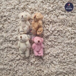 Tiny Teddy Bear, Kawaii Teddy, Mini Bear, Blythe BJD Doll Toy Plush ...