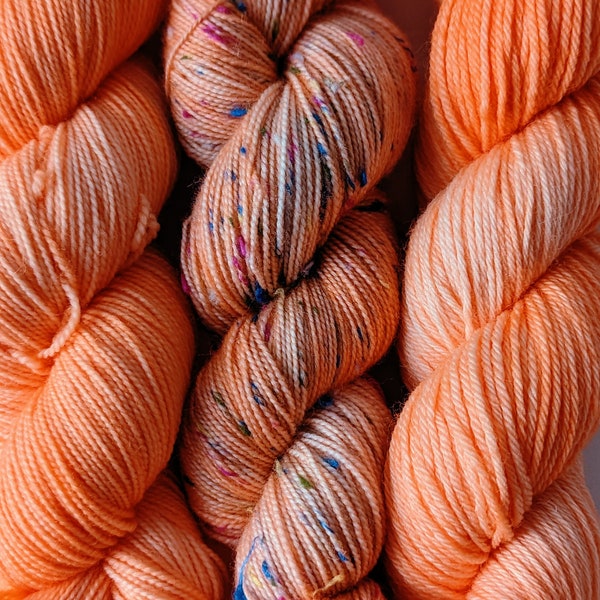 Bright Orange Yarn - Etsy