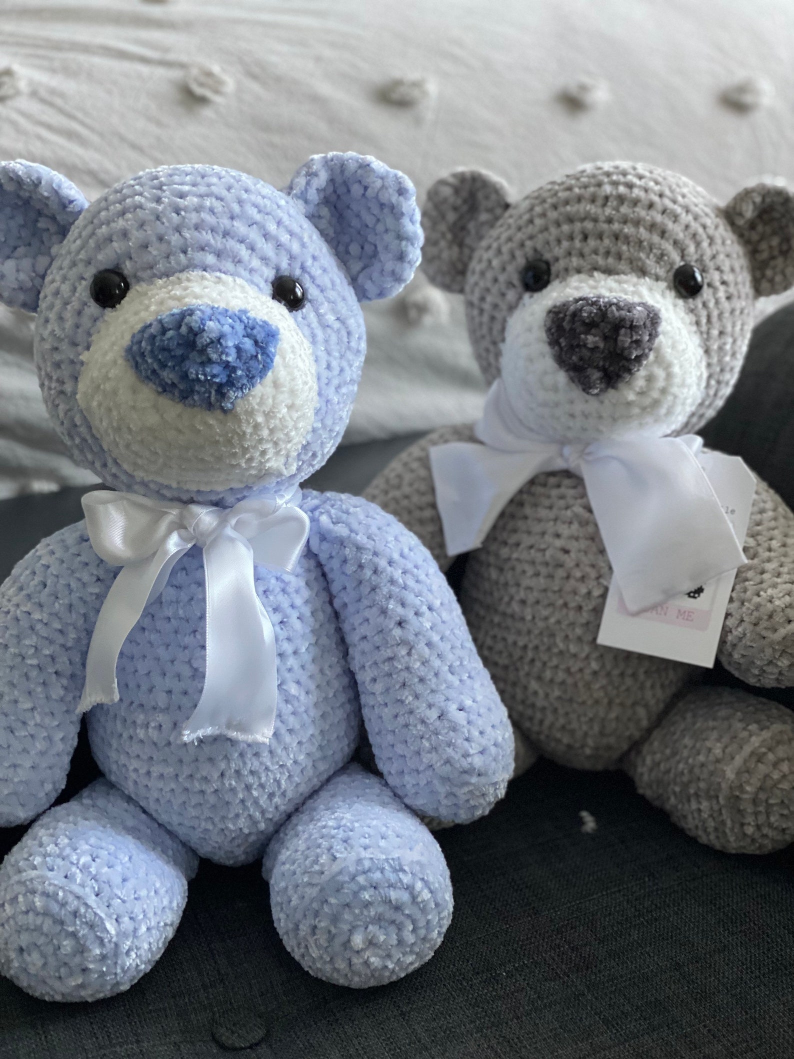 Handmade Crochet Teddy Bear Stuffy - Etsy