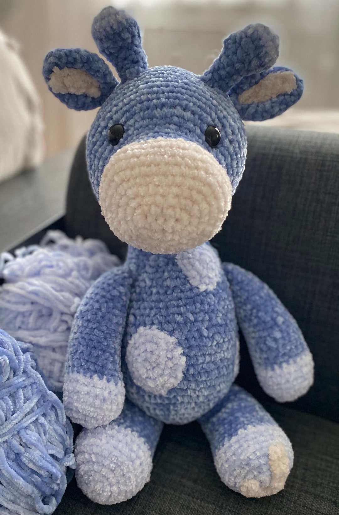 Handmade Crochet Giraffe Stuffy - Etsy