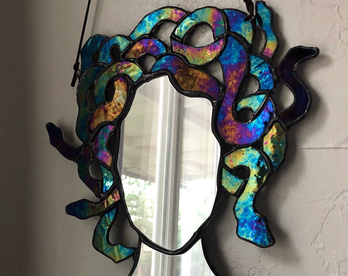 Stained Glass Medusa Mirror - Etsy