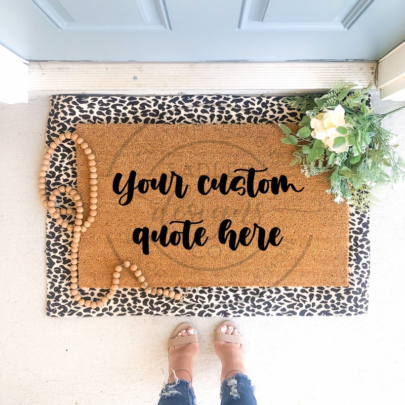 Custom Welcome Mat - Etsy