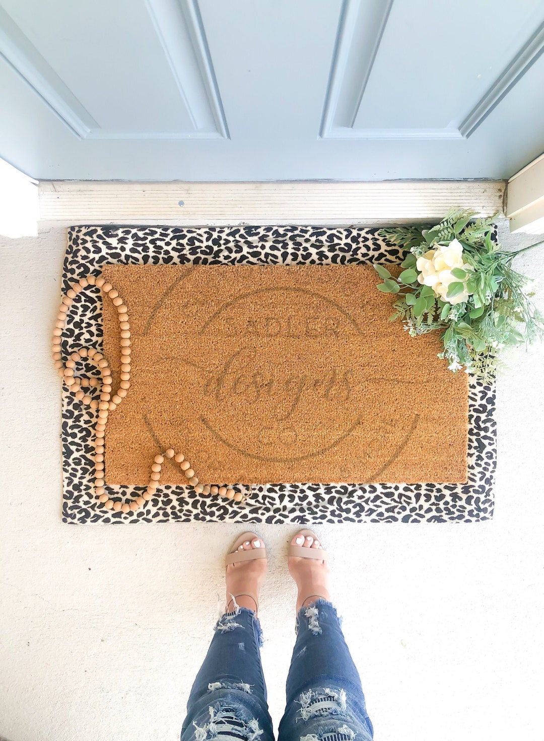 Spring Doormat Mock-up for Makers - Etsy