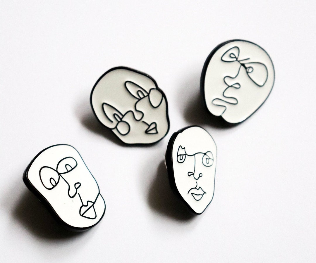 Les Visages Pins - Etsy