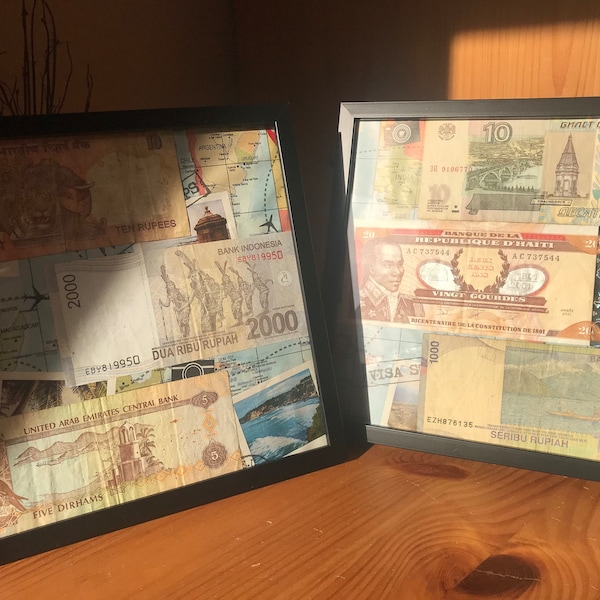 Money Display Frame - Etsy