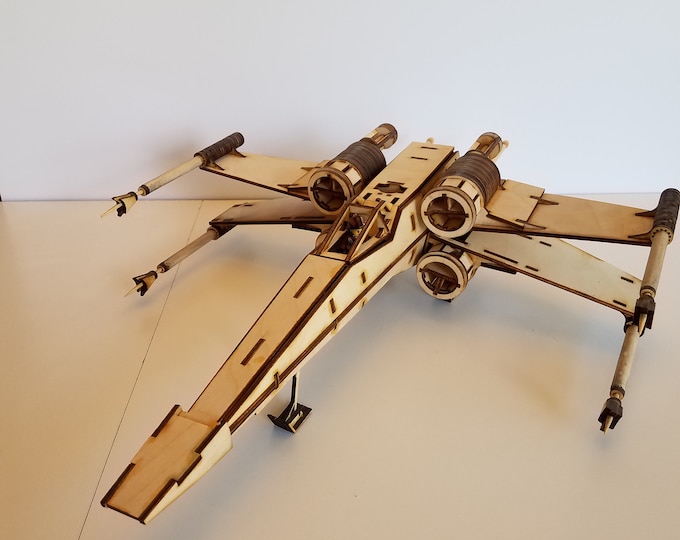 Star Wars X-wing Laser Cut Model Kit - Etsy