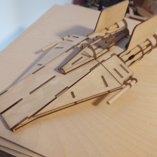 Star Wars AT-ST Walker Laser Cut Model Kit Medium - Etsy