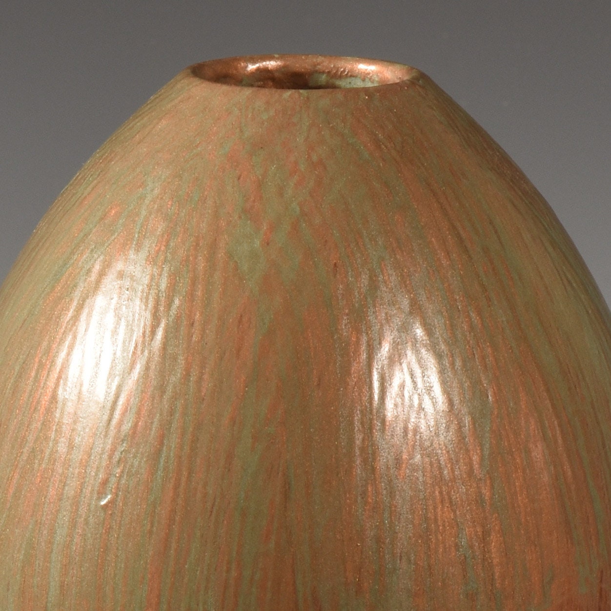 Aged Copper Poplar Wood Turned Vase Hollow Form - Etsy