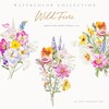 Wild Flowers Alphabet - Wild Flowers Letters - Premade Floral Alphabet ...