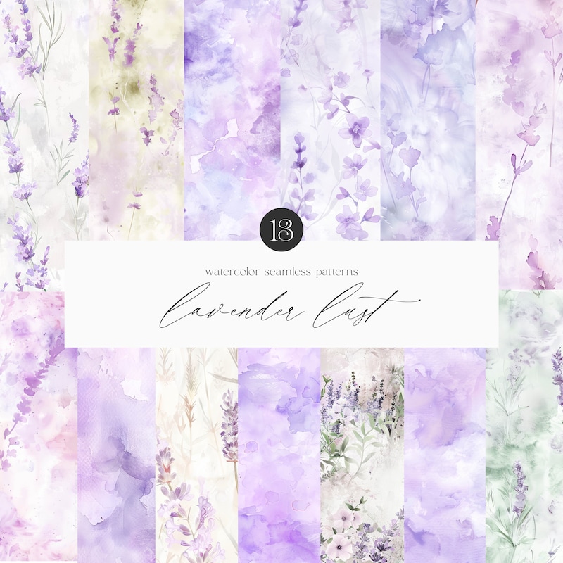 Lavender Watercolor - Etsy