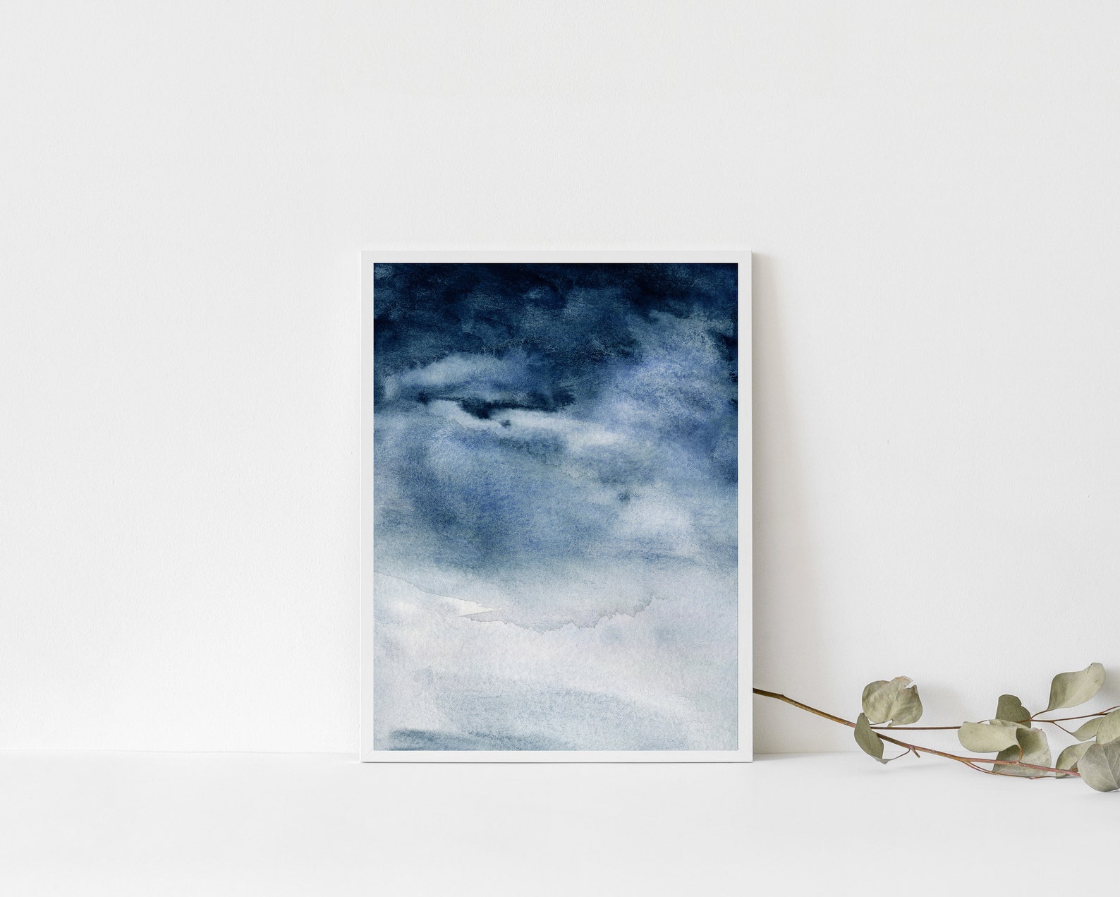 Indigo Wall Art Printable Wall Print Indigo Living Room Art - Etsy UK