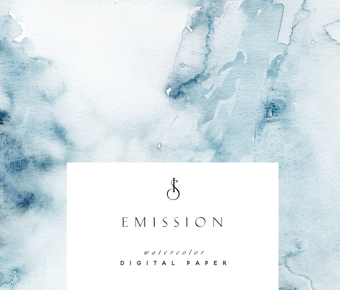 Digital Watercolor Paper-watercolor Background-watercolor Clipart-navy ...