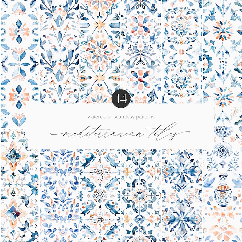 Mediterranean Tile - Etsy