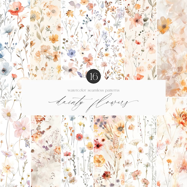 Floral Backgrounds - Etsy
