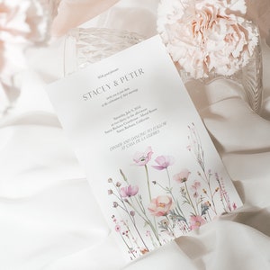 Watercolor Floral Borders - Wild Flowers Borders - Wild Floral Clipart ...