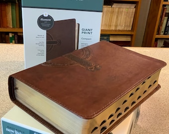 Personalized NLT Giant Print Personal Size Bible Indexed Filament App ...