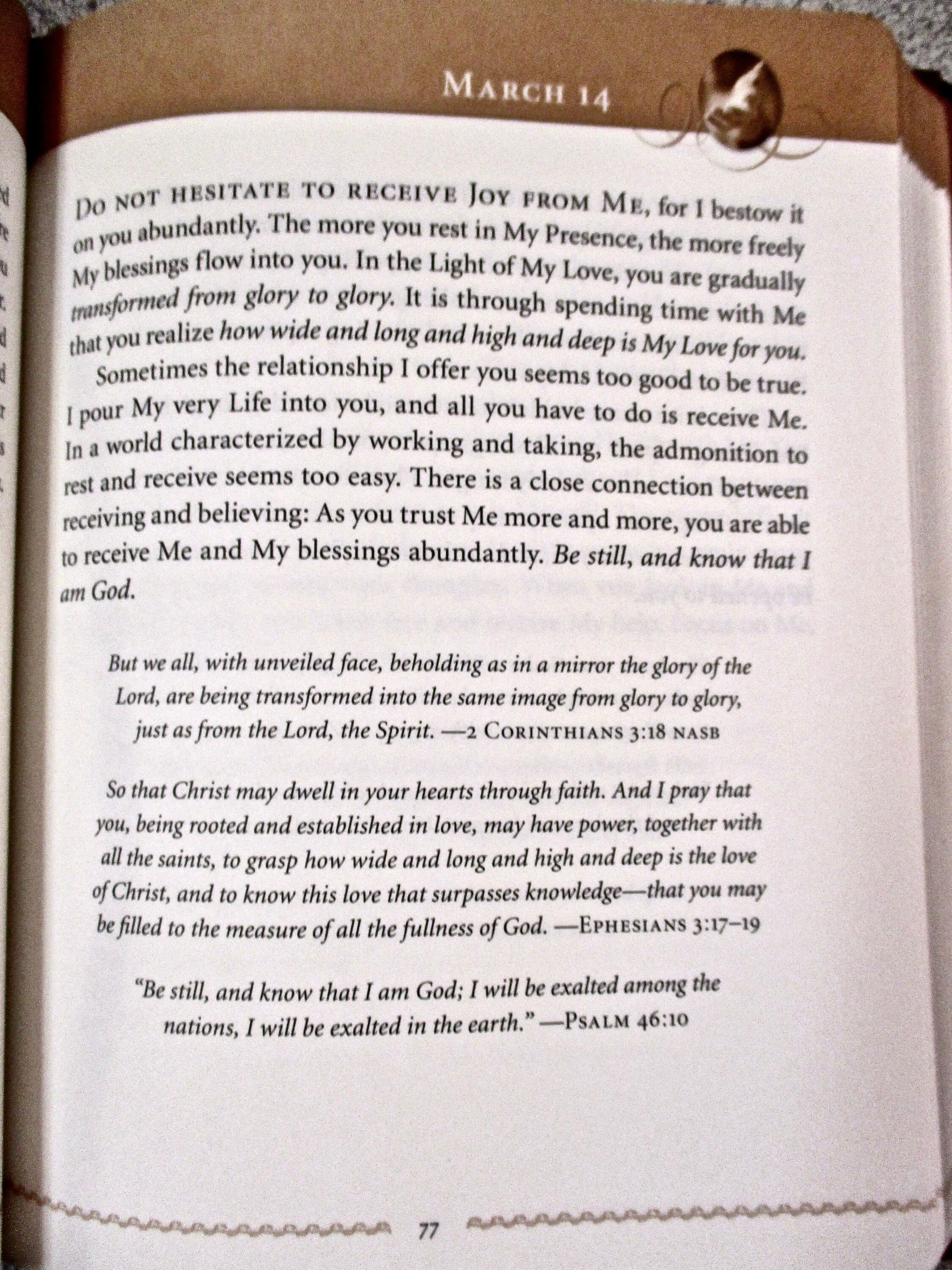 Personalized JESUS CALLING - Large Print - Sarah Young Devotional ...