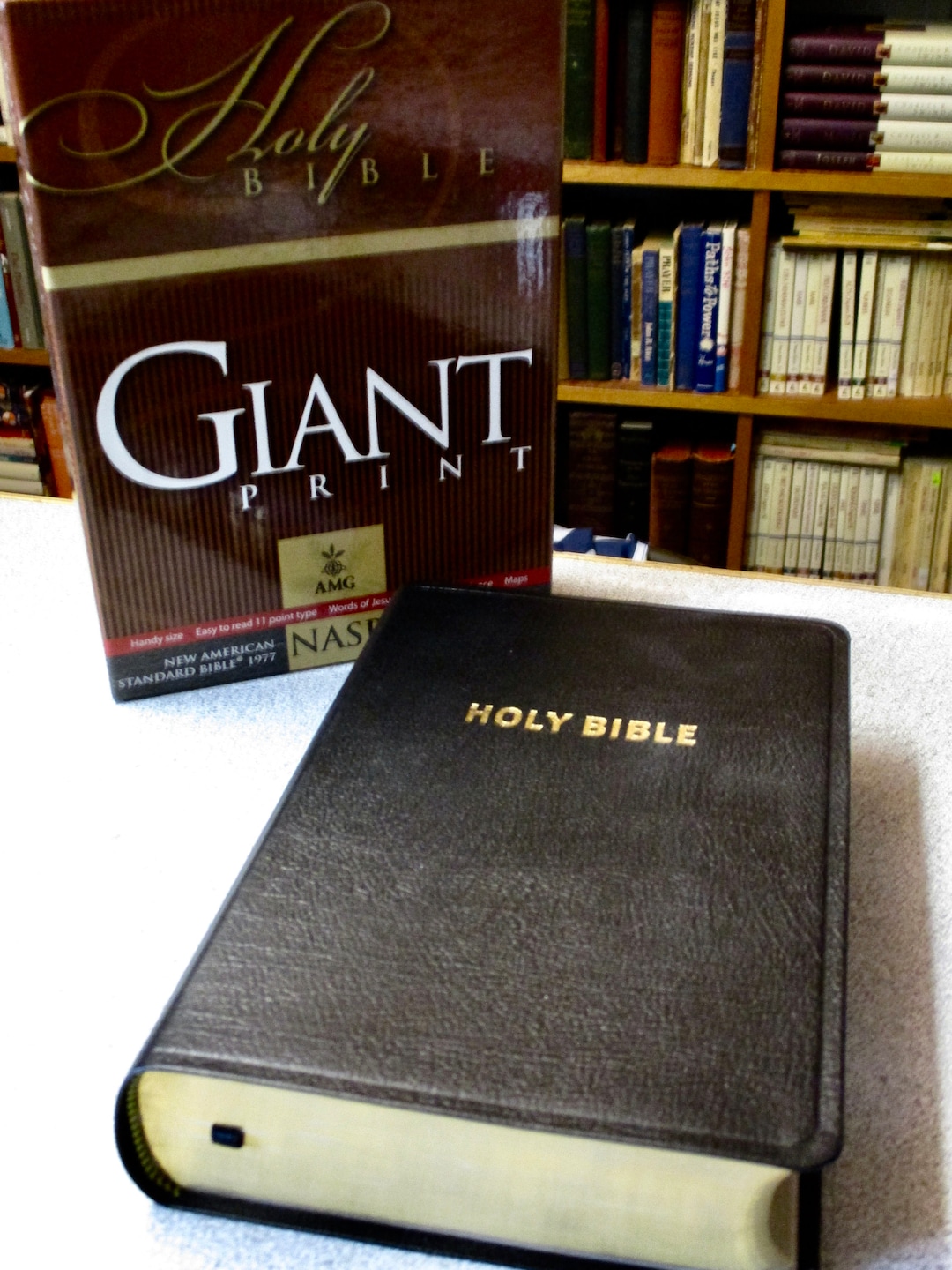 PERSONALIZED NASB GIANT Print 1977 Text Edition Reference Bible ...