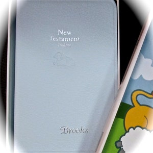 Personalized BABY Bible GIFT SET - Keepsake New Testament Custom ...